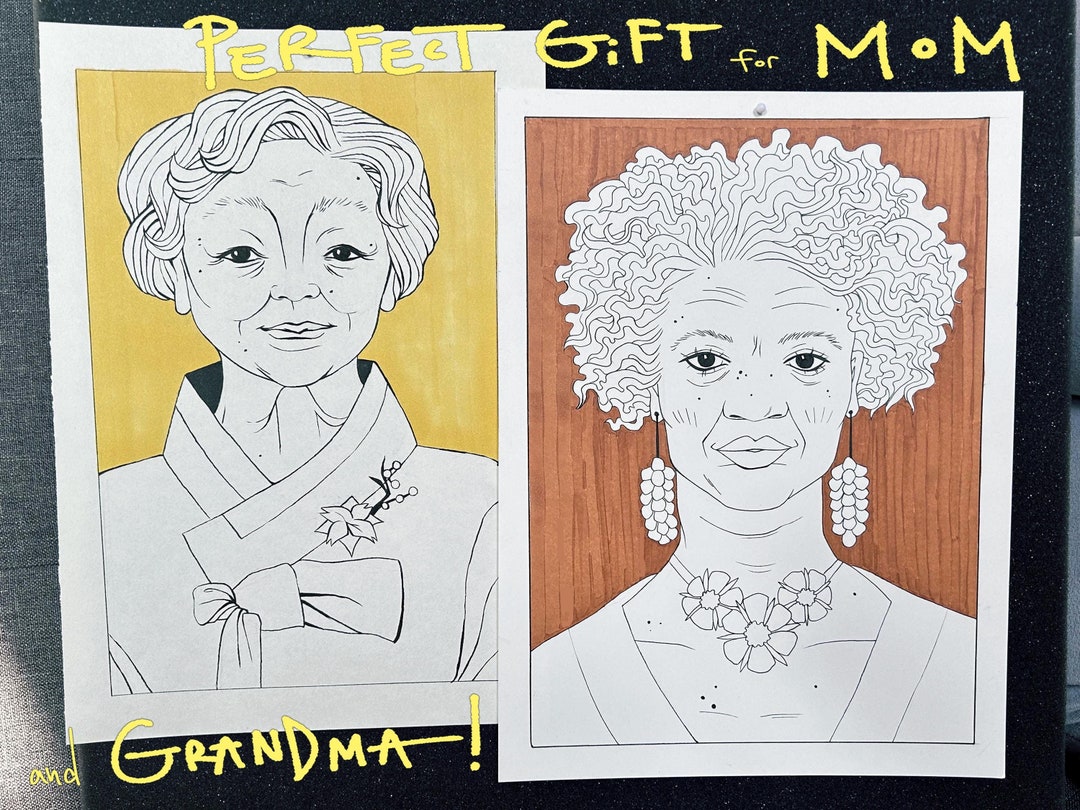 Custom Ink Portrait - Etsy