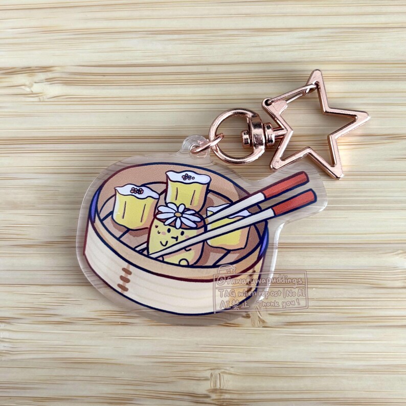 Kawaii Pudding and Hong Kong Dessert & Food Keychain | 2 Inch Kawaii ...