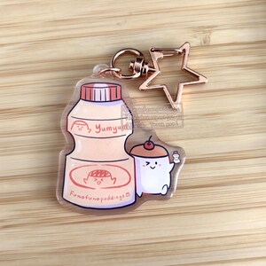 Kawaii Pudding and Hong Kong Dessert & Food Keychain | 2 Inch Kawaii ...