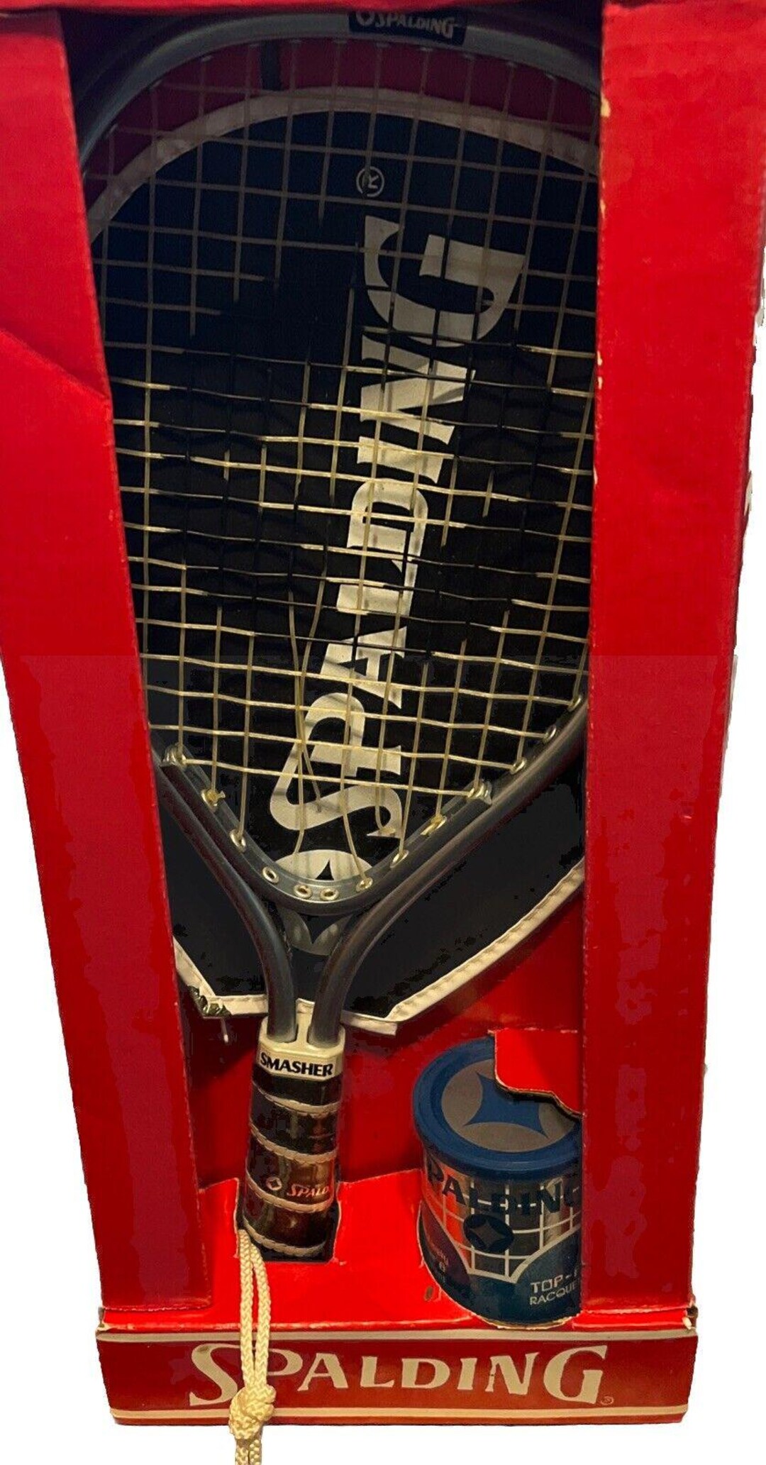 Vintage 1970s Spalding Metal Smasher Racquet Great Display With Balls ...