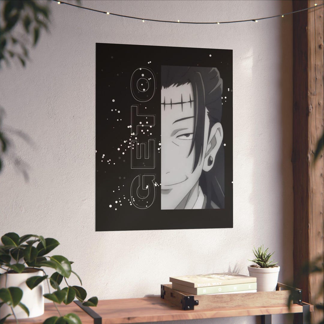 Geto Suguru Poster | Jujutsu Kaisen Geometric Art Print | JJK Wall ...