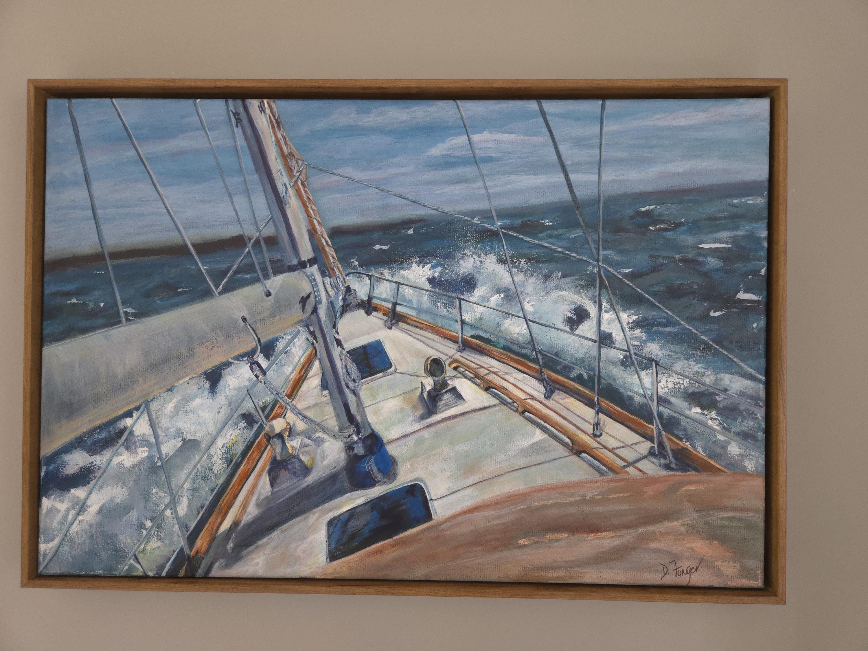 Narragansett Bay Sailing Print: Rhode Island Coastal Art (16x10) - Etsy