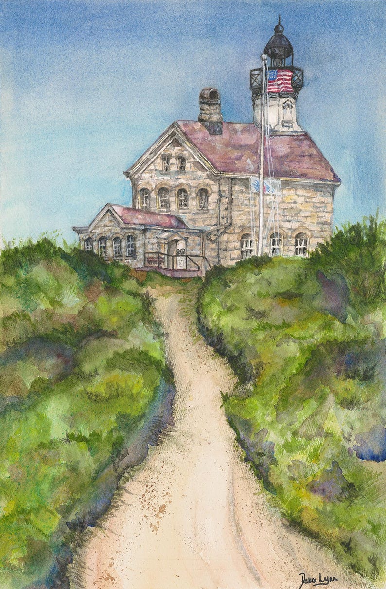 Block Island North Light (lighthouse) - Etsy