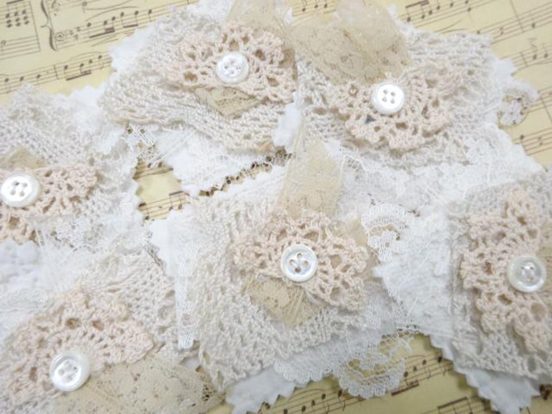 Tattered Treasure Vintage Cutter Quilt Fabric Fragments Scraps Snippet ...