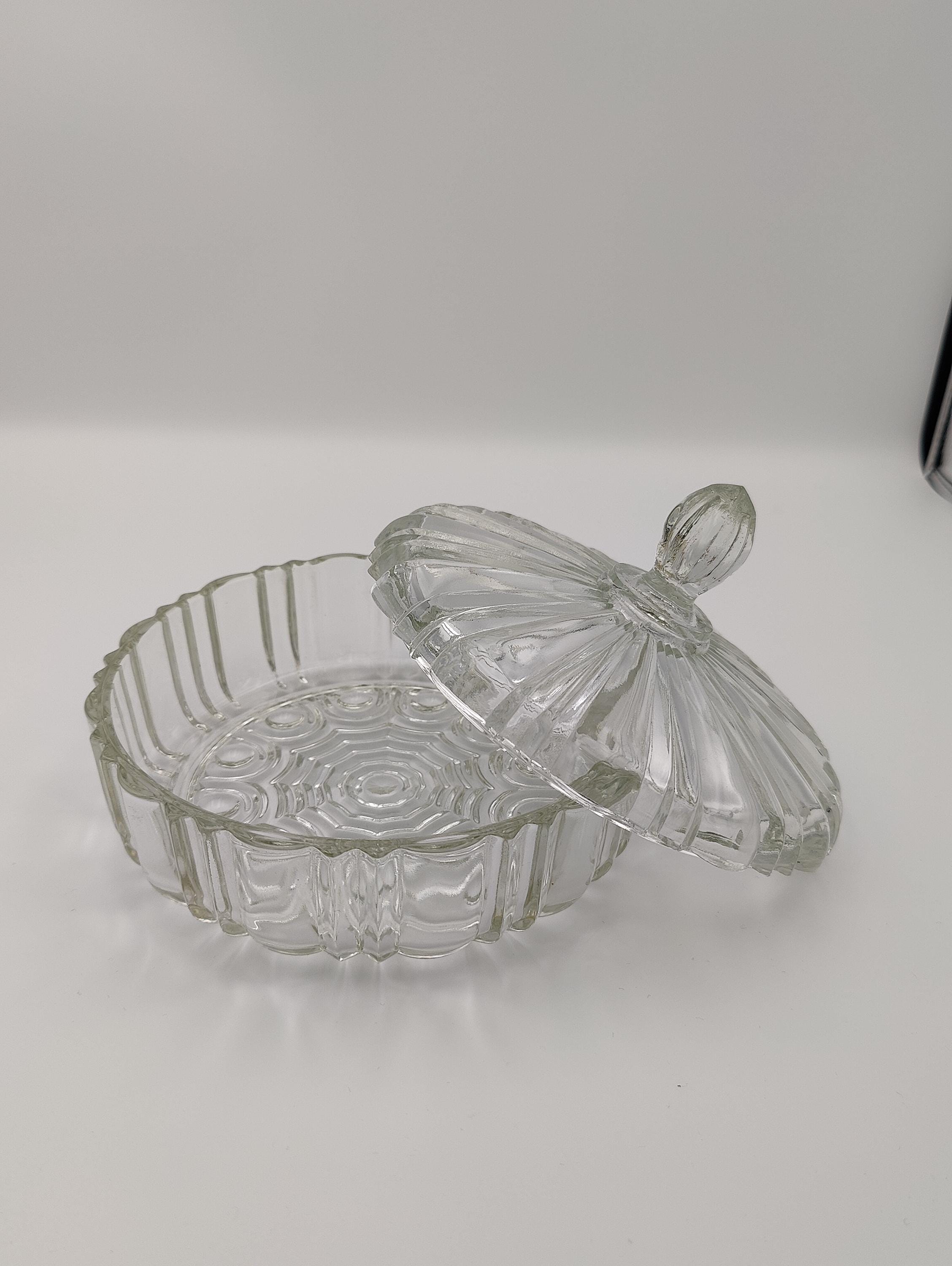 Old Cafe Clear Glass Jar & Lid by ANCHOR HOCKING Vintage - Etsy