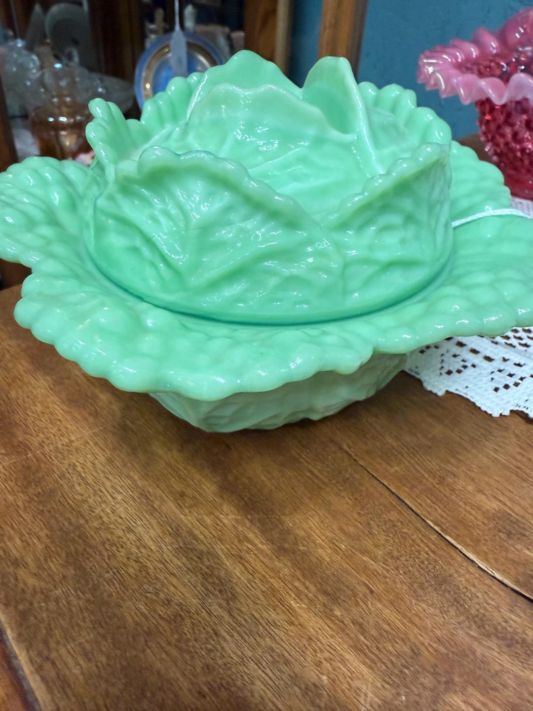 Vintage Jadeite Martha Stewart L.e Smith Cabbage Bowl - Etsy