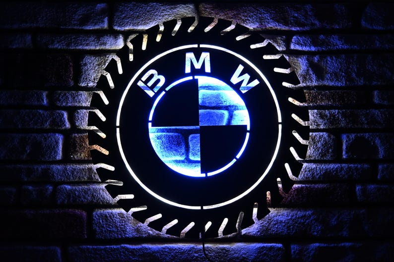 BMW LED Neon Sign, Bmw Wall Decor, Perfect for Car Showrooms and ...
