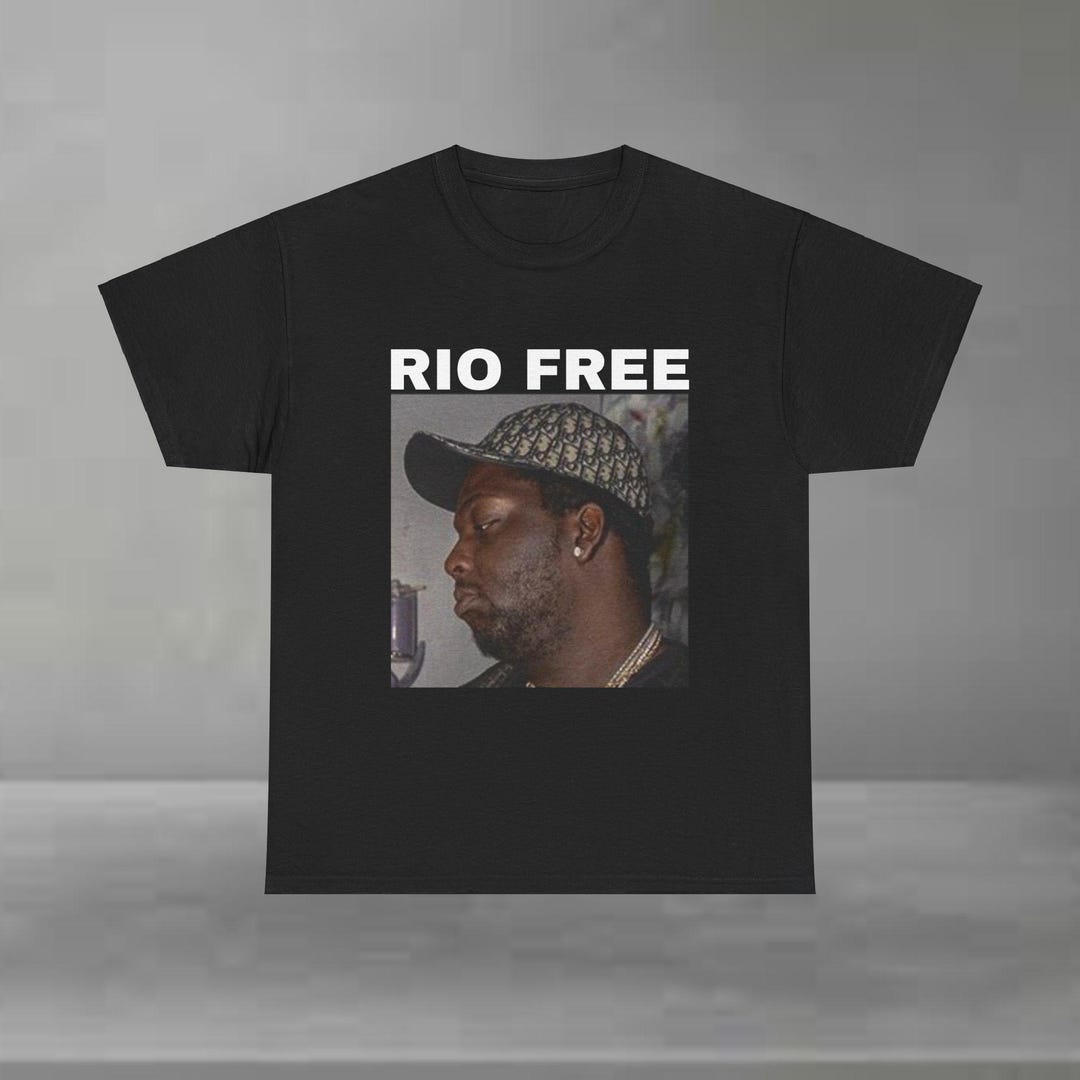 Rio Free Tee, Graphic Tee, Rapper, Y2k, Hip Hop, He Free, Rio Da Yung ...