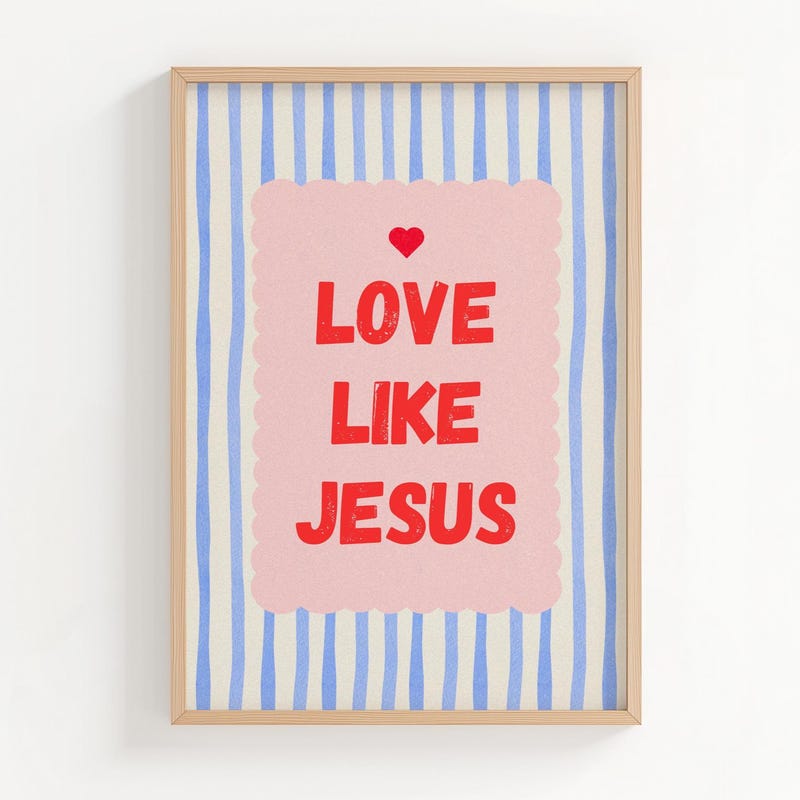 Love Like Jesus Picture - Etsy