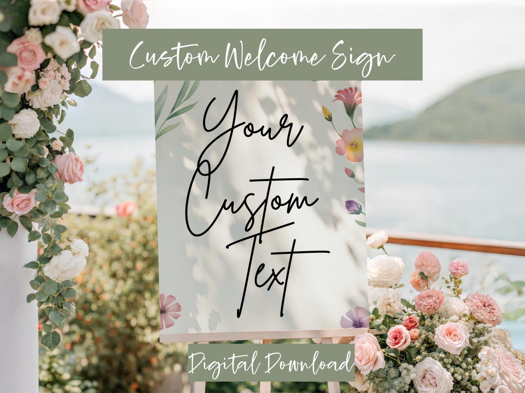 Custom Easel Sign | Any Size 24 Hour Turn Around | Made to Order ...