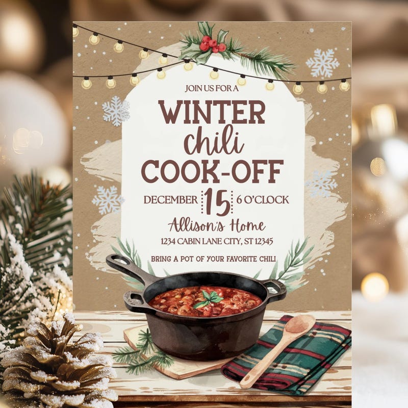 Chili Cookoff - Etsy