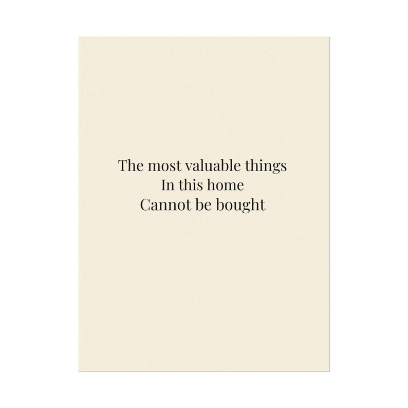 Family Quote Print | Meaningful Home Wall Art | Neutral Living Room ...