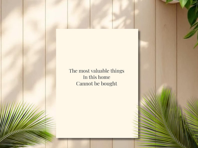 Family Quote Print | Meaningful Home Wall Art | Neutral Living Room ...
