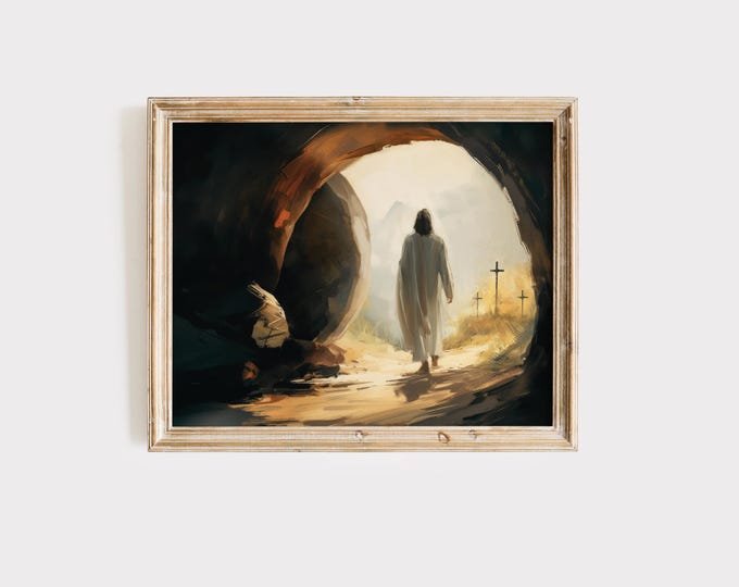 Digital Download: Jesus Christ Resurrected Printable Painting He is ...