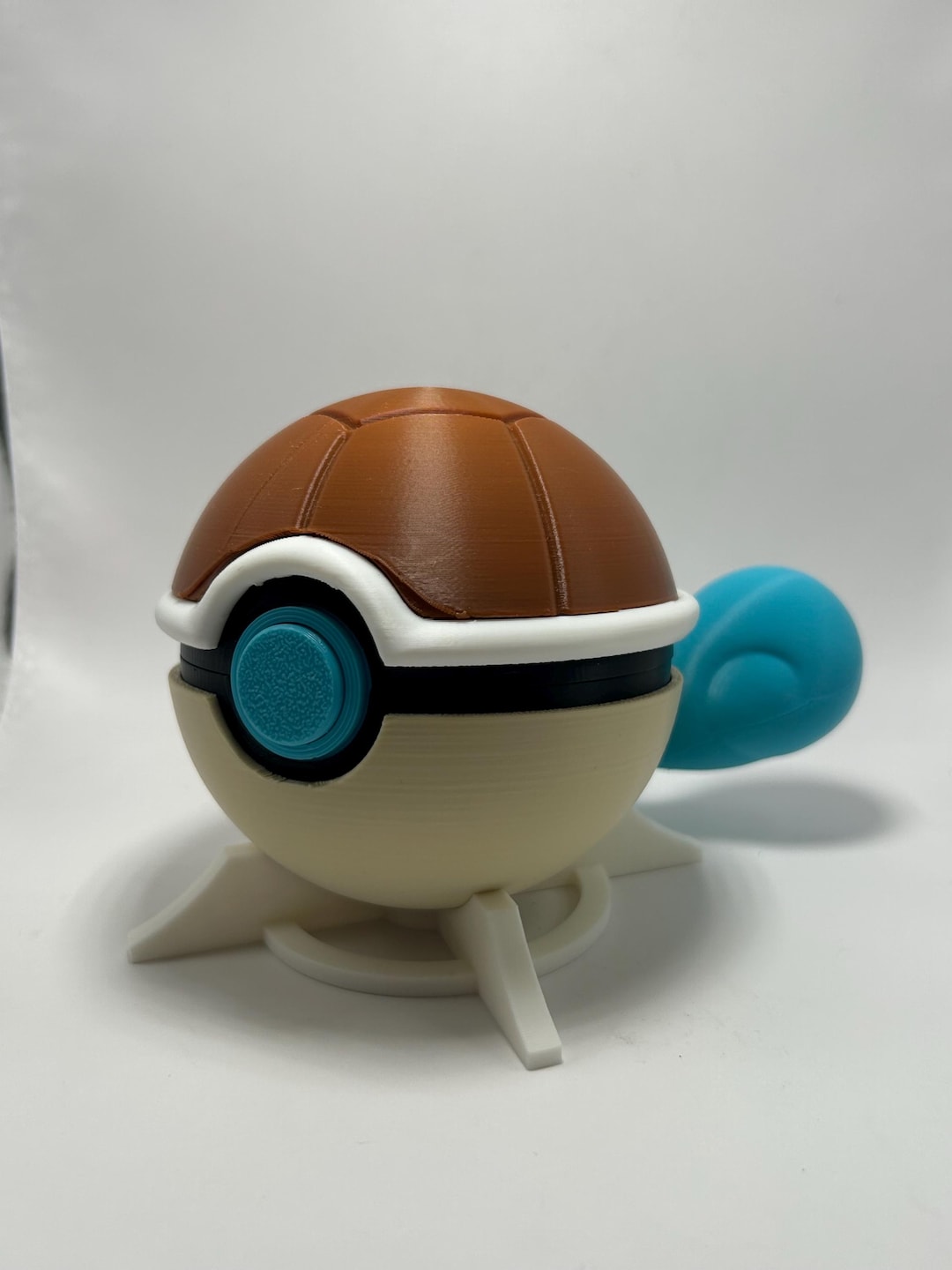 Squirtle Inspired Working Pokeball With Stand- 3D Printed - Etsy