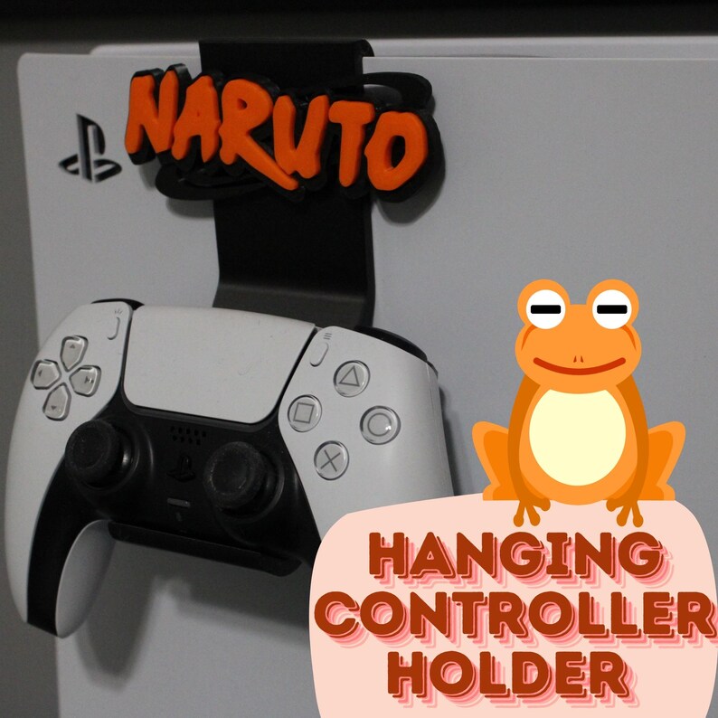 Anime Inspired Hanging Controller Holder- Hangs on Side of PS5 ...