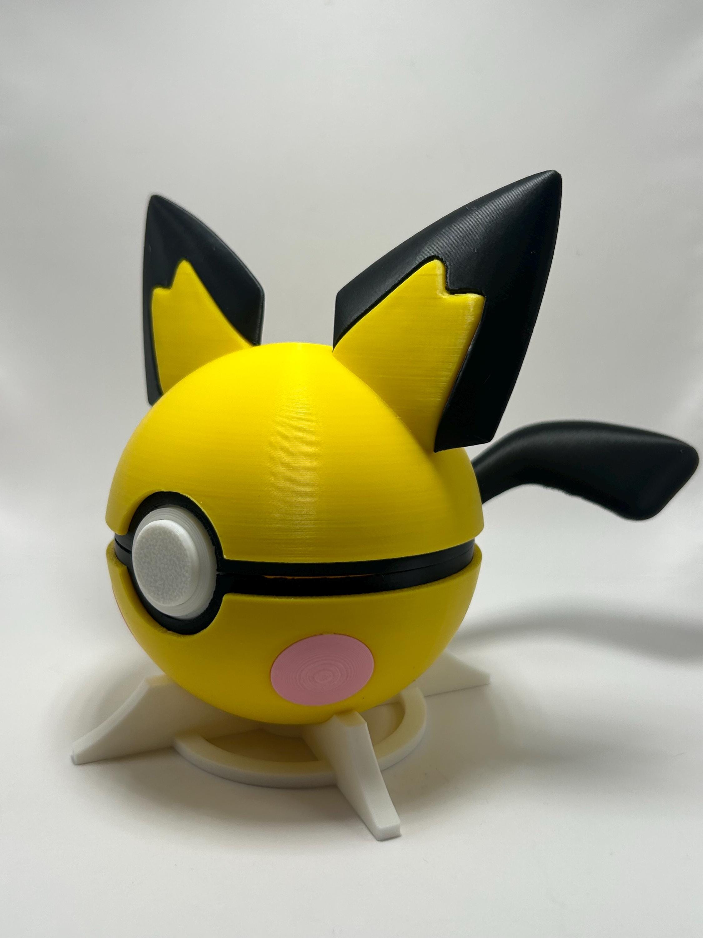 Pichu Inspired Working Pokeball With Stand- 3D Printed - Etsy