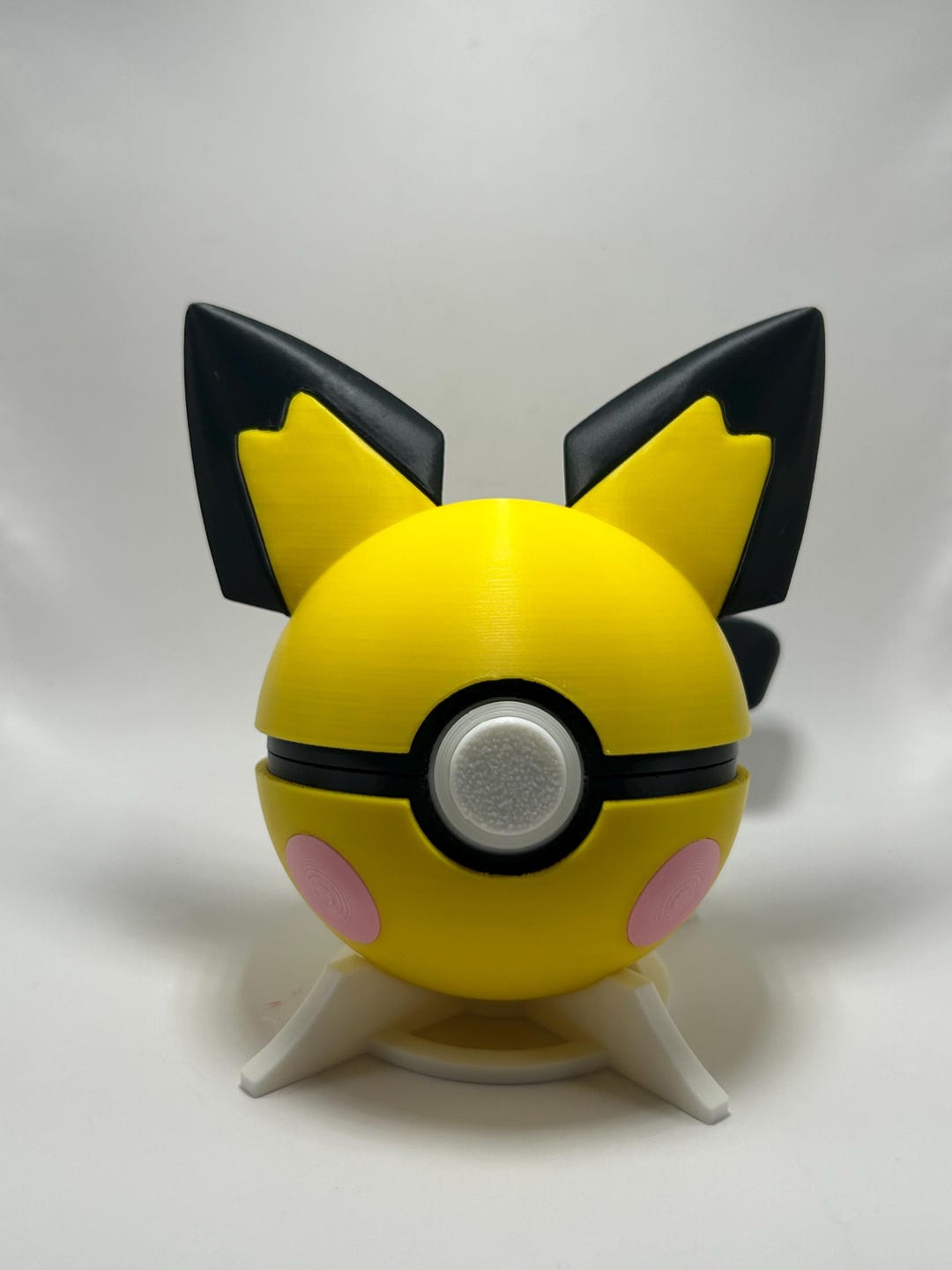 Pichu Inspired Working Pokeball With Stand- 3D Printed - Etsy