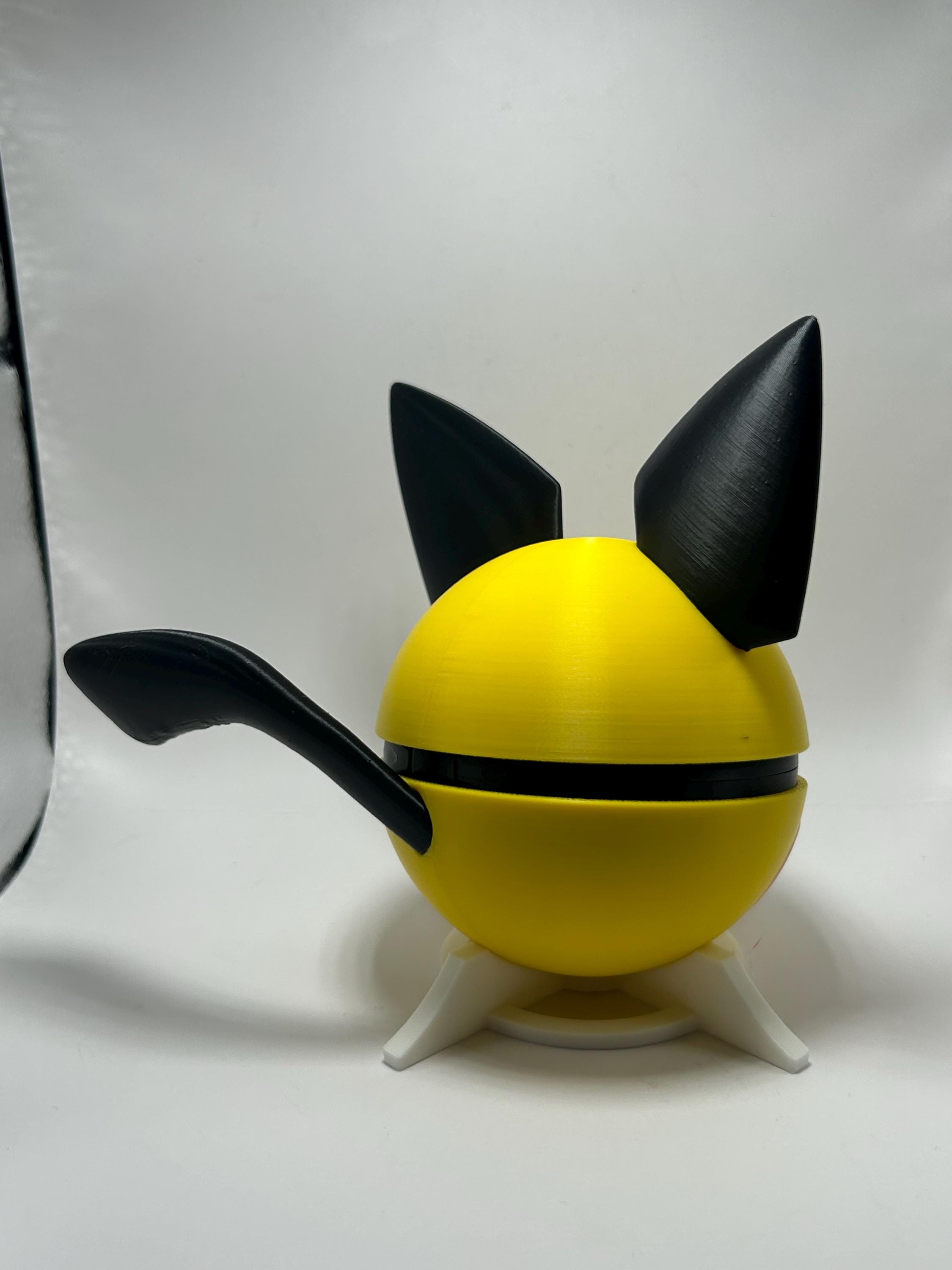 Pichu Inspired Working Pokeball With Stand- 3D Printed - Etsy
