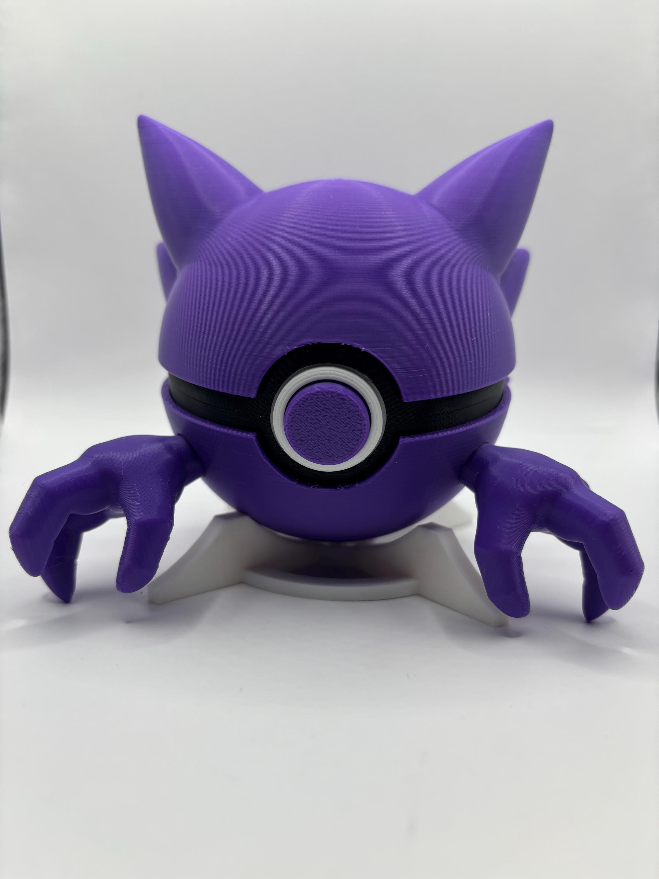 Haunter Inspired Working Pokeball With Stand- 3D Printed - Etsy