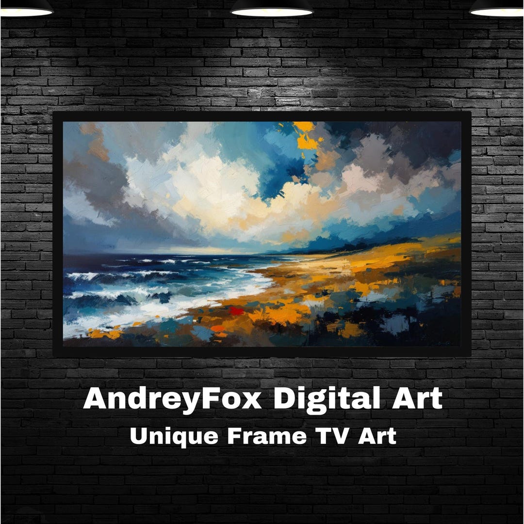 Samsung Frame TV Art. Landscape. Art for Frame Tv. Landscape Oil ...