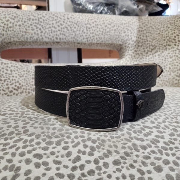 Python Belt Buckle for Men - Etsy