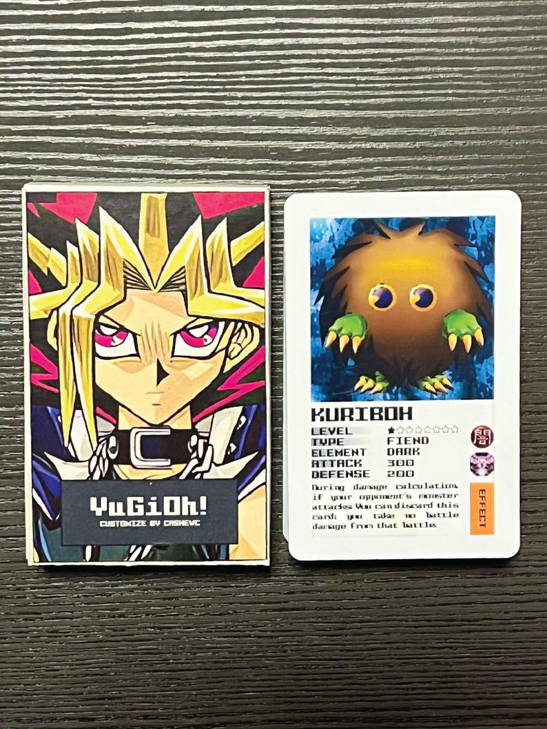 Custom Yu-gi-oh Card (40 Cards/deck) - Etsy