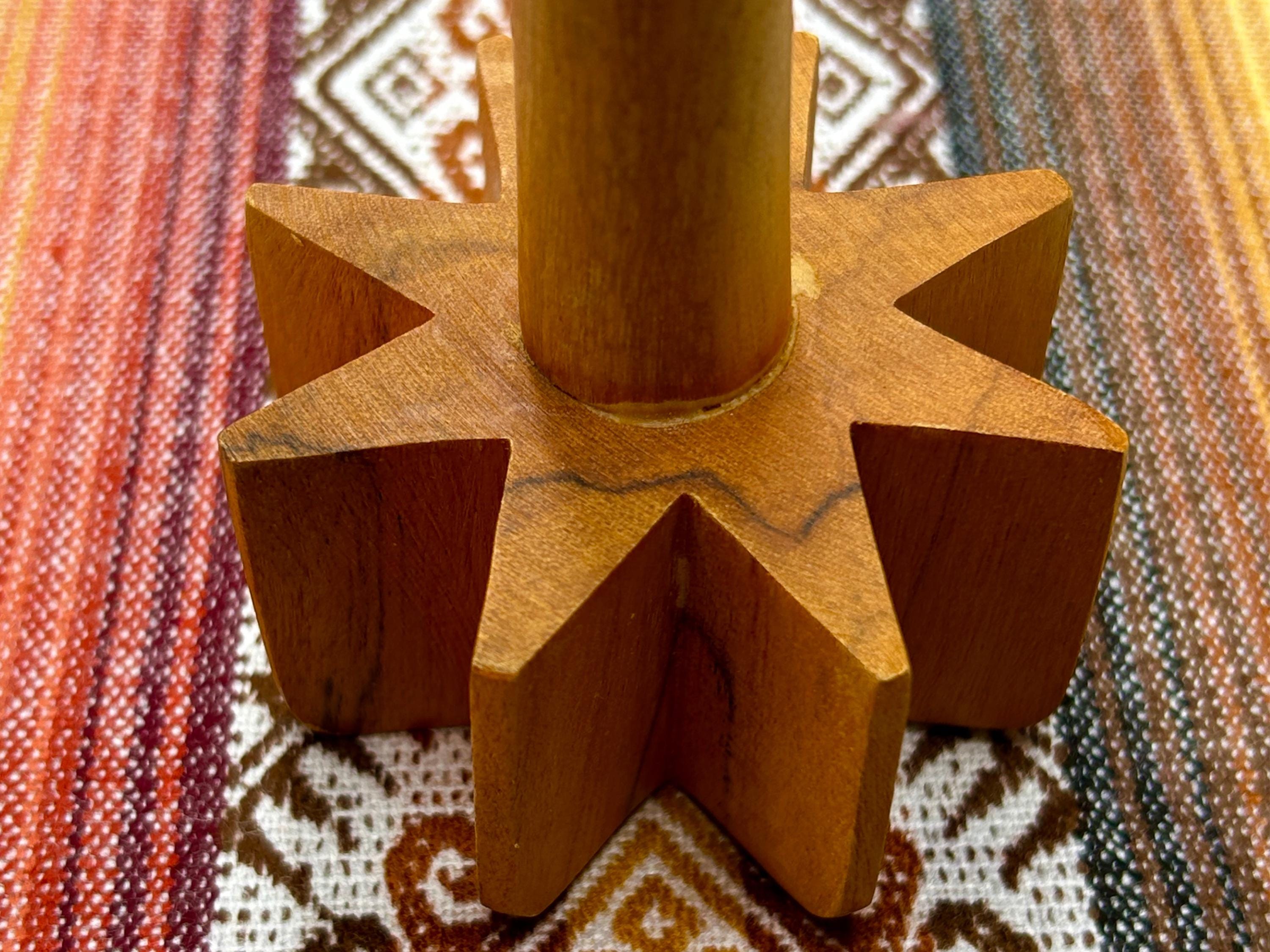 Traditional Ecuadorian Wooden Molinillo ‘cacao Wand’ | Ceremonial Cacao ...