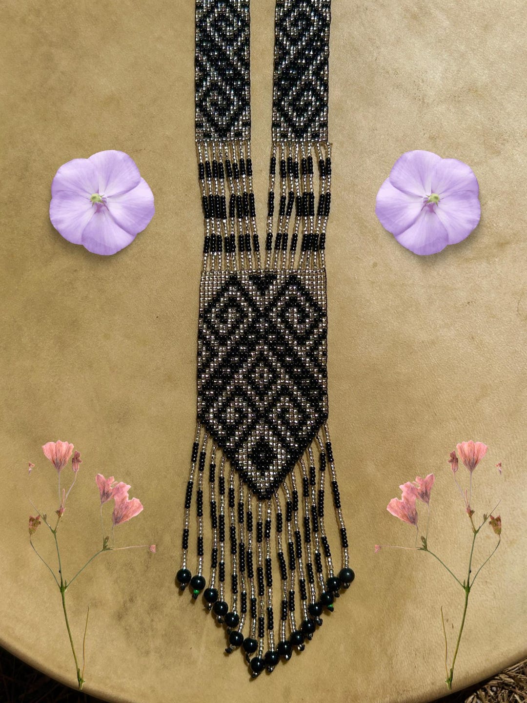 Kichwa Amazonian Beaded Necklace ‘pachamama’ | Ceremonial Jewelry ...