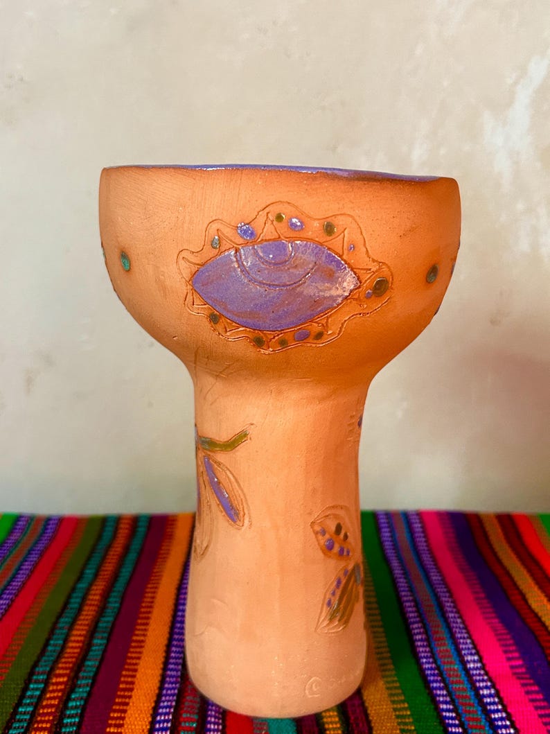 Clay Copalera 'corazón De Cacao' With Pure Ecuadorian White Copal Resin ...