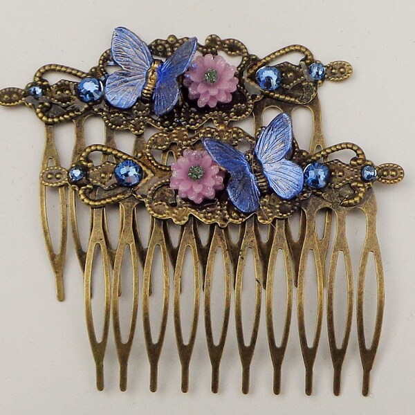 Butterfly Hair Comb - Etsy