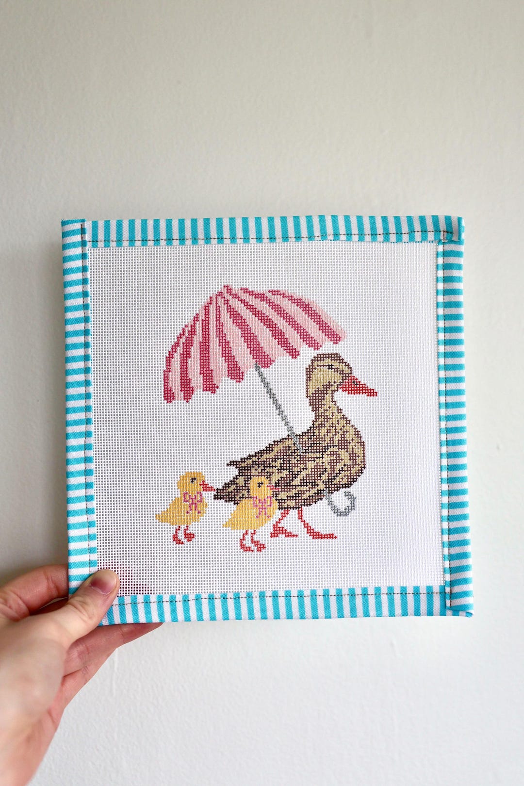 Spring Ducks. Hand-painted Needlepoint Canvas - Etsy