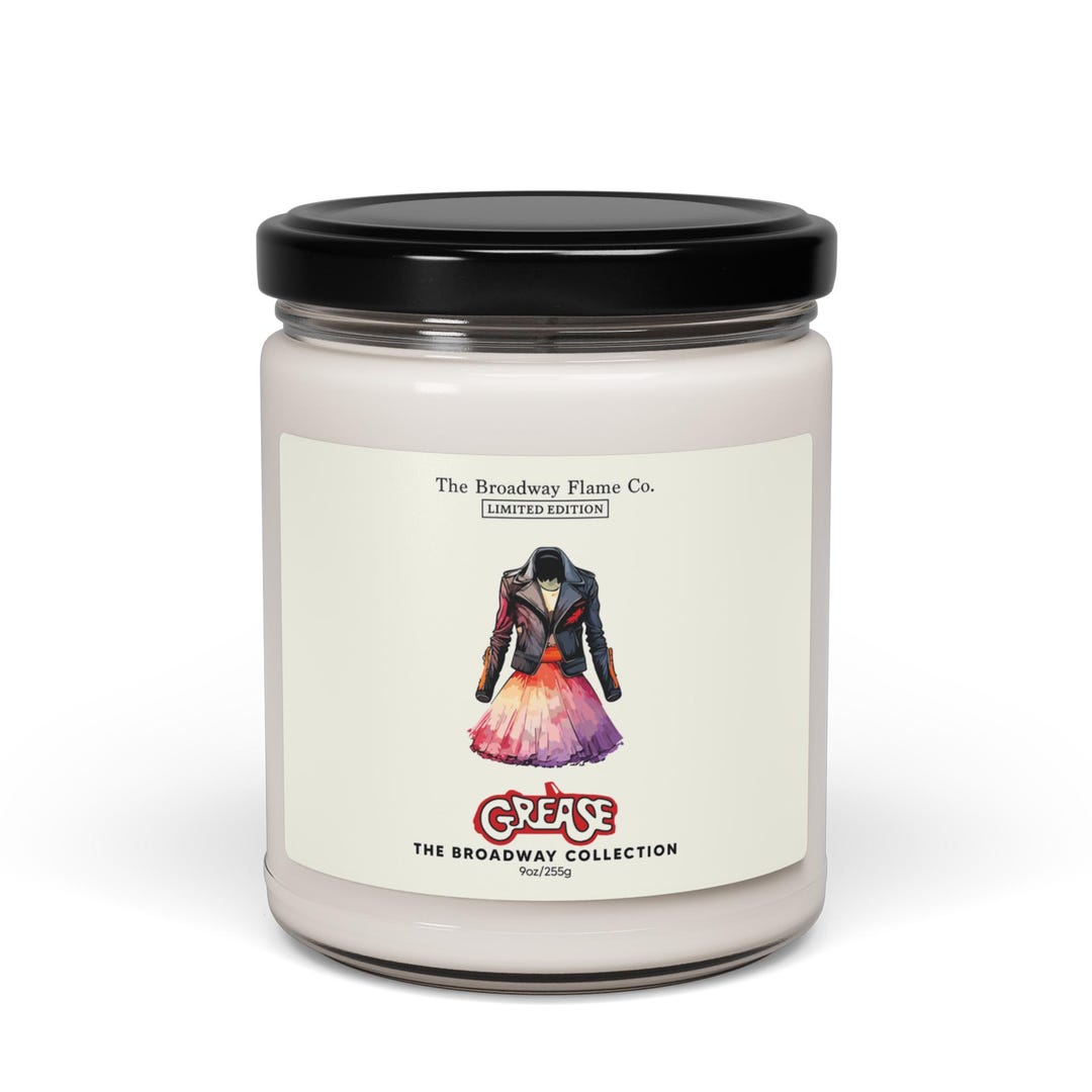 Grease Musical Organic Soy Candle - Etsy