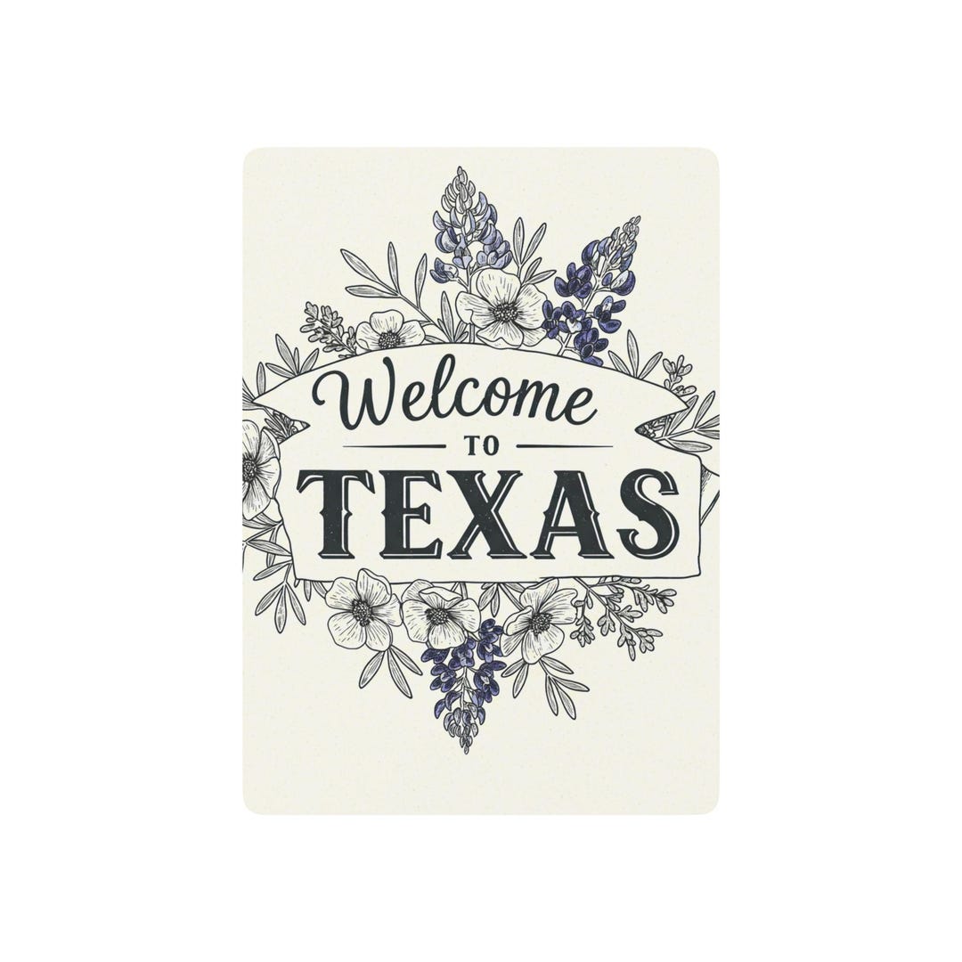 Welcome to Texas-themed Playing Cards, Vintage Card Deck, Gift for ...