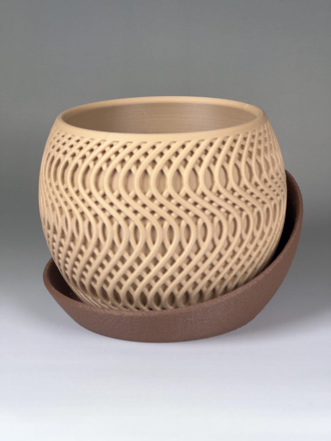 Geometric Indoor Planter - "radiant Small" - an Eye-catching Plant Pot ...