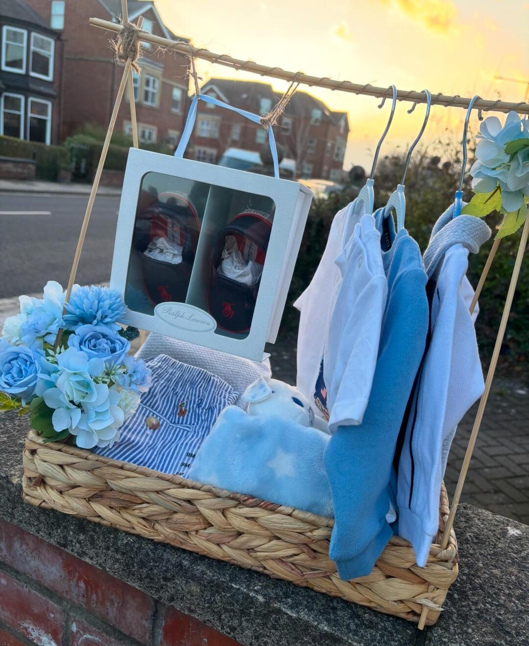 BABY Swing Rustic Hamper Baby Boy or Girl Custom - Etsy