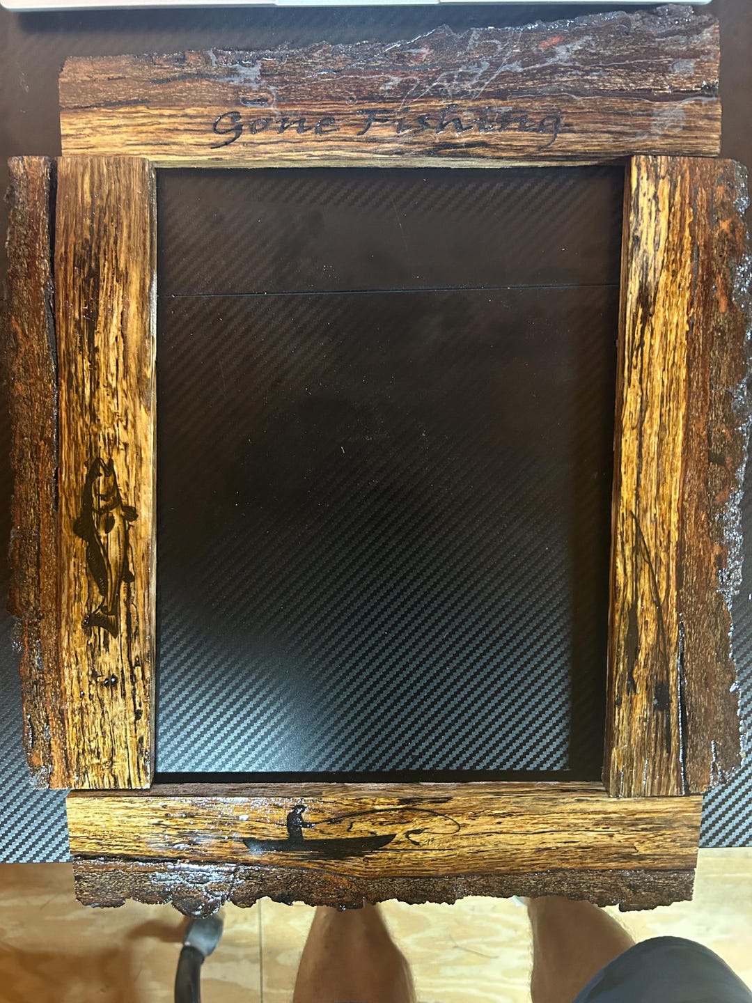 Custom Engraved Frames From Red Oak - Etsy