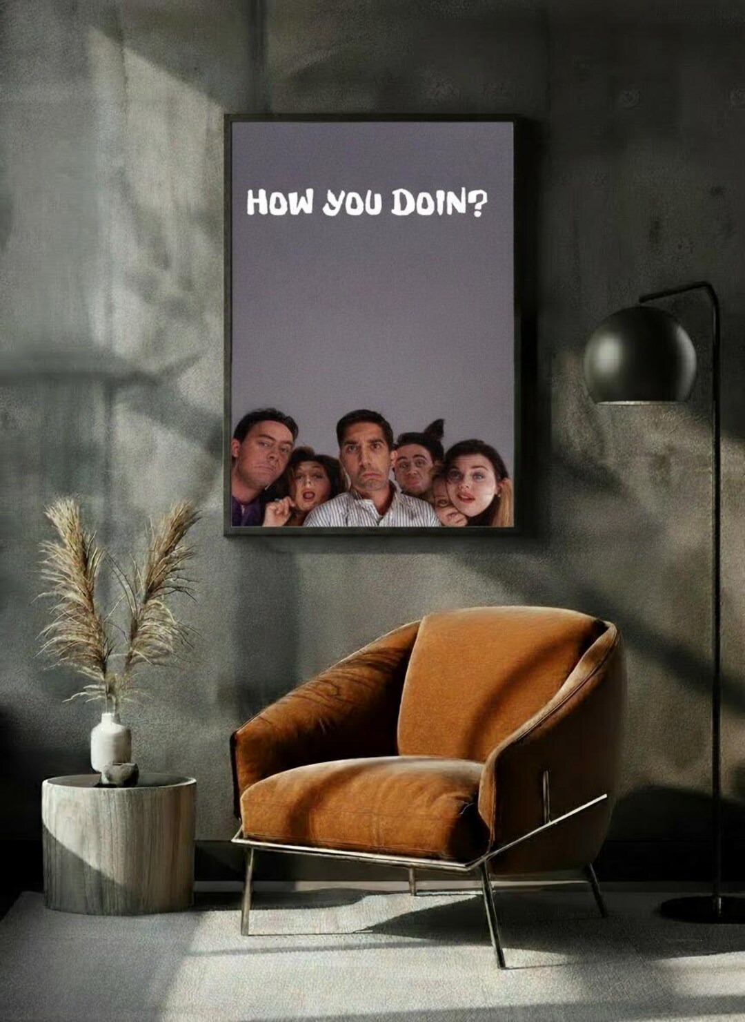 Friends How You Doin Poster, Sitcom Group Wall Art, Best Friends Pop ...