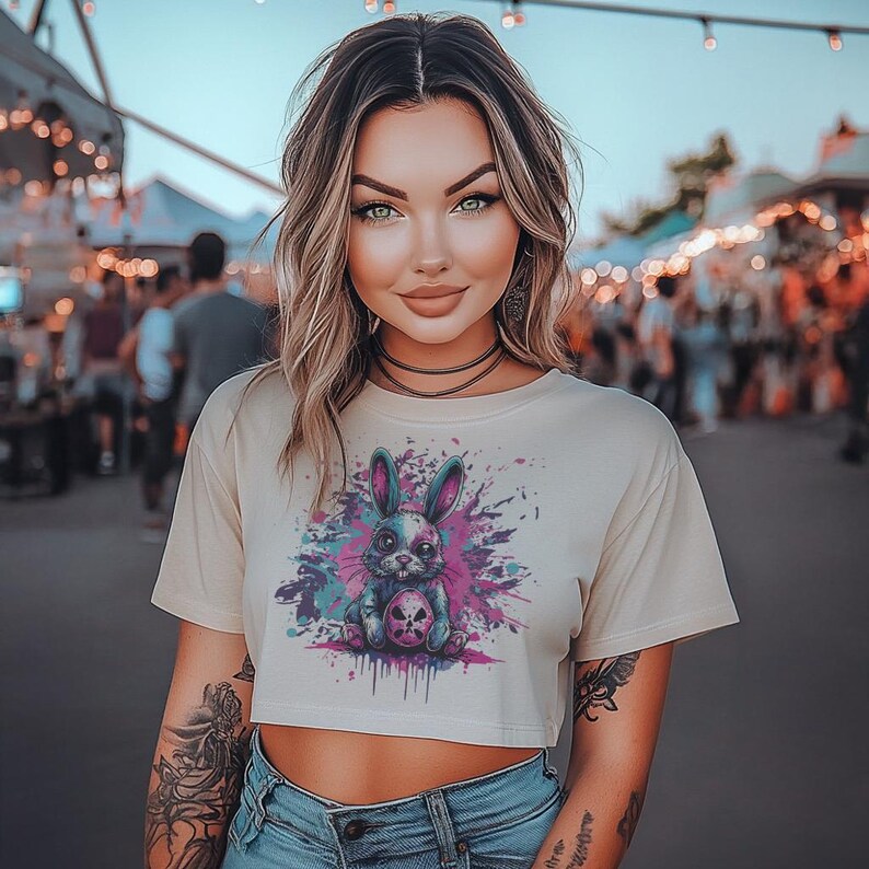 Ugly Bunny PNG, Horror Bunny, Horror Easter, Creepy Bunny, T-shirt ...