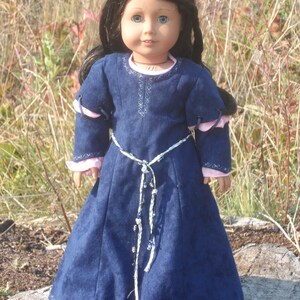 Medieval Princess, Renaissance Dress, Celtic Gown for Your 18" or ...
