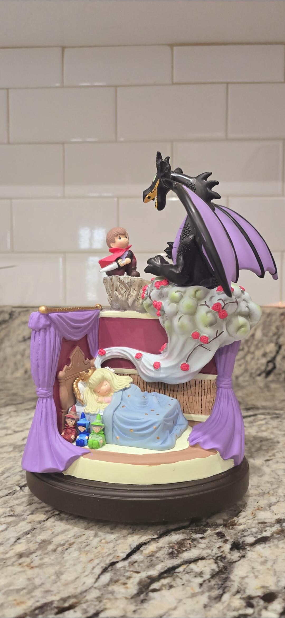 Disney Sleeping Beauty True Love Conquers All Musical/ Precious Moments ...