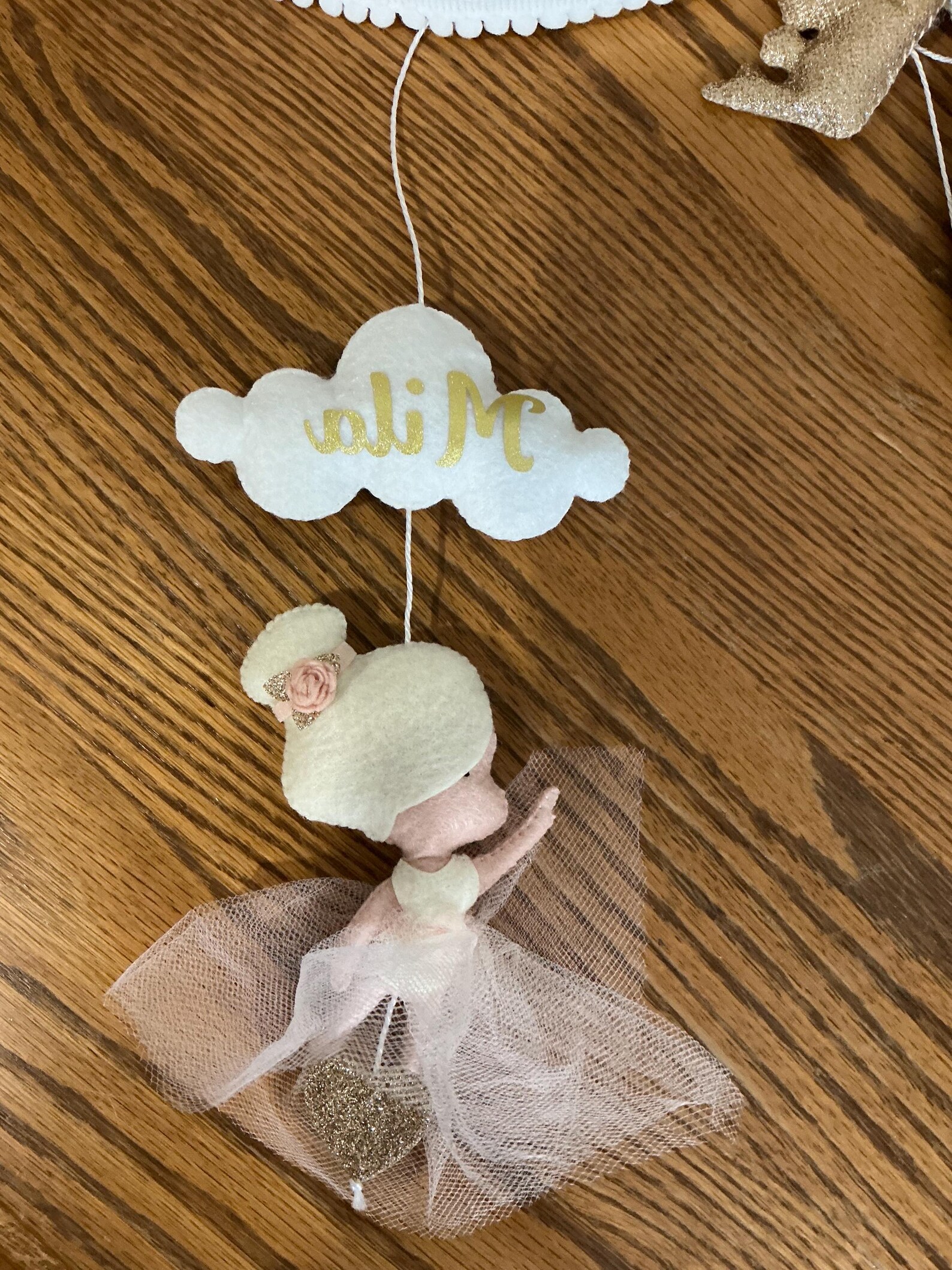 Baby Ballerina Mobile, Baby BALLERINA Cot Mobile, Mobile Bebe ...