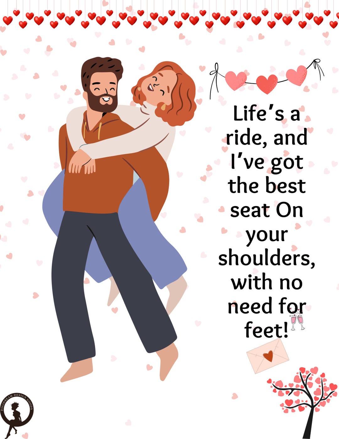Funny Couple Wall Art, Cute Love Print & Playful Valentine’s Day Decor ...