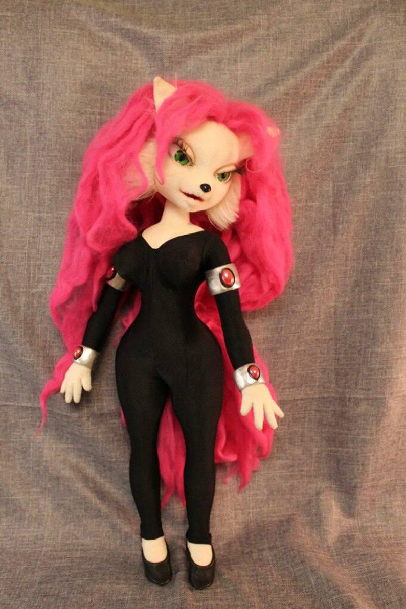 Handmade Jenny Plush Doll: Bucky O'hare Inspired, Custom Furry Toy - Etsy