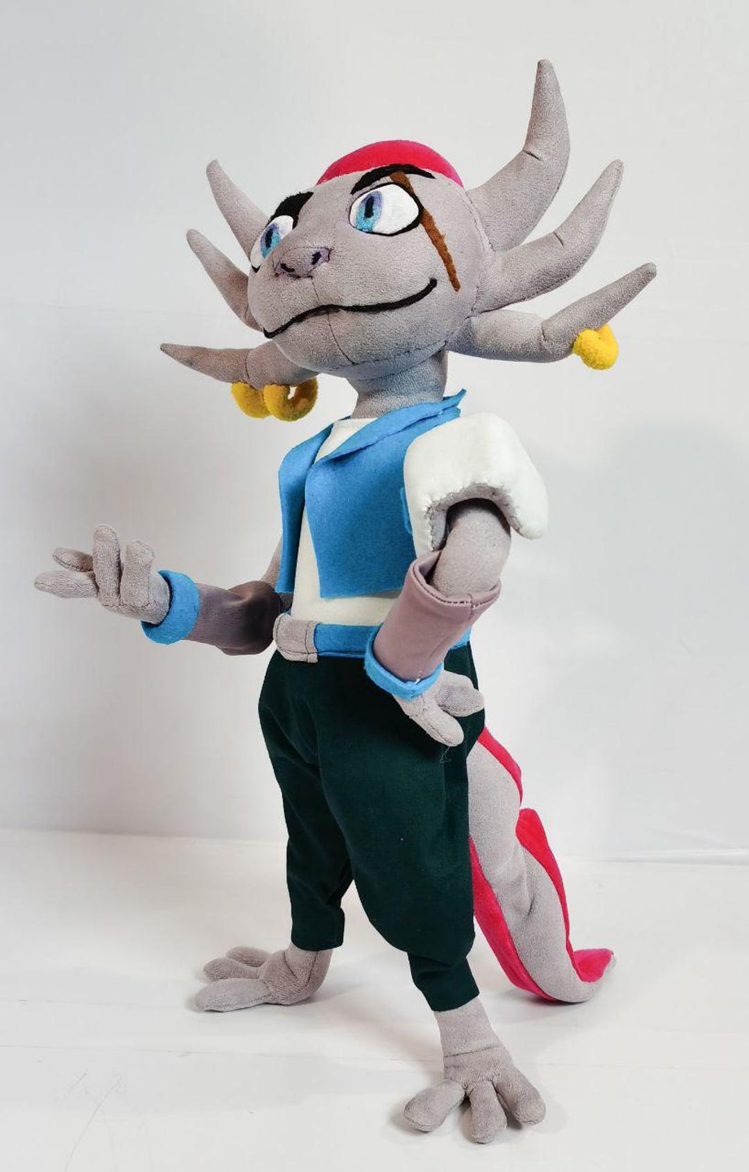 The Plush Battle Axolotl | Windblown Game Character Toy | Dead Cells ...