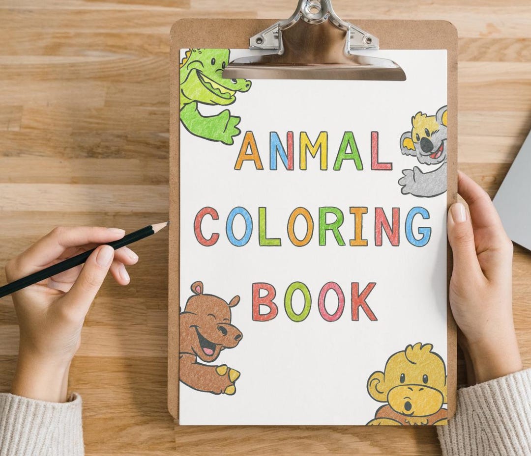 ABC Animal Coloring Book – Printable Alphabet Tracing & Coloring Pages ...