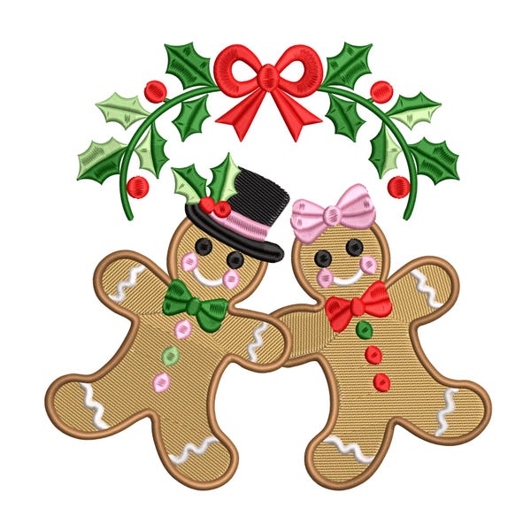 Gingerbread Embroidery Pattern - Etsy