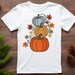 Stacked Pumpkins With Autumn Leaves Embroidery Design – Fall Machine ...