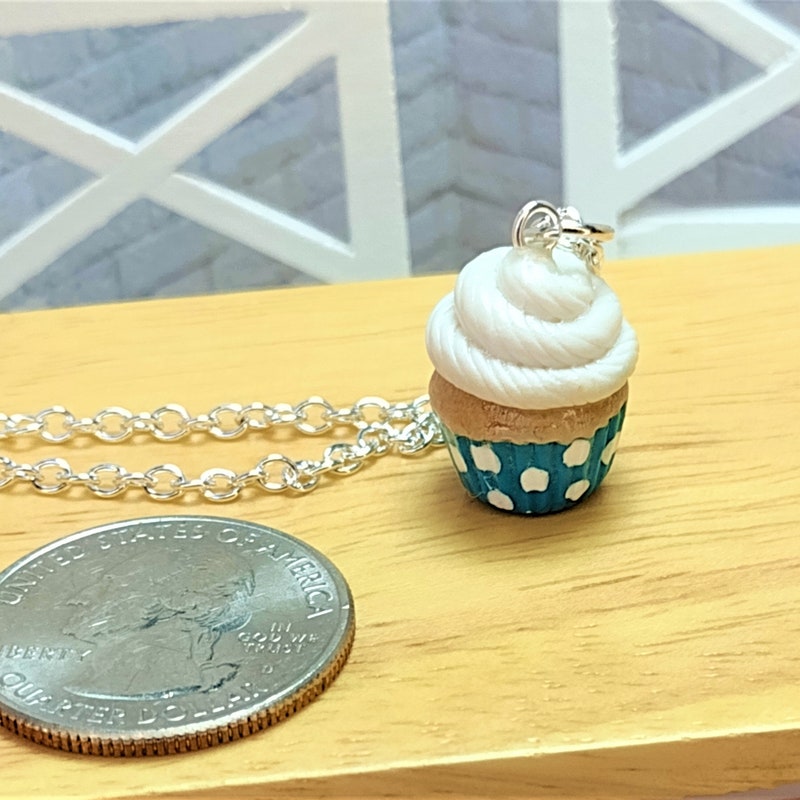 Cupcake Necklace - Etsy