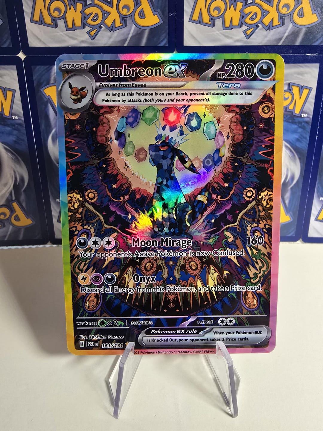 Holographic Pokemon Eeveelution VMAX Replica Card - Multiple Versions ...